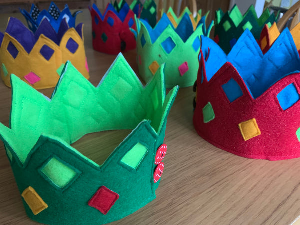 Tutorial - Zero Waste Festive Felt Crowns – Crafty Sew & So